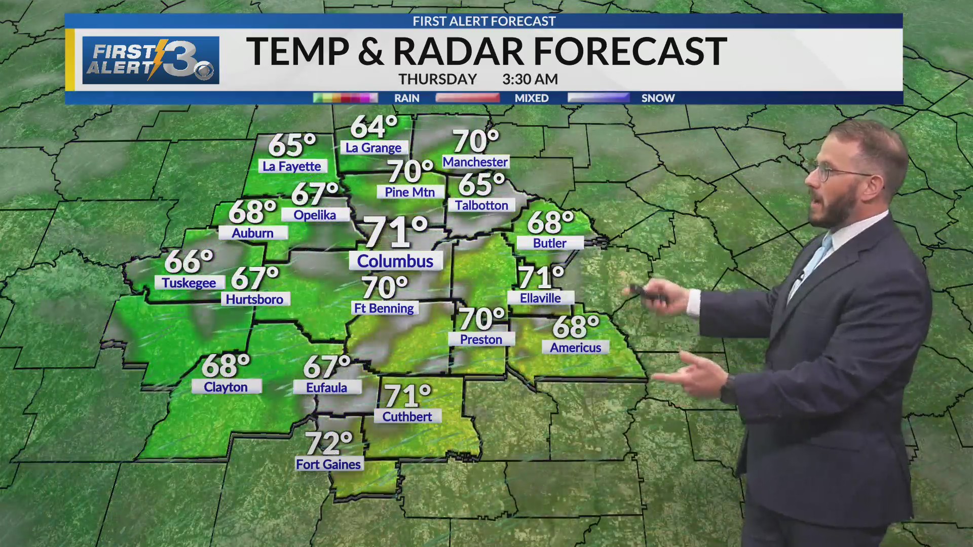 Monday Midday Weather Update