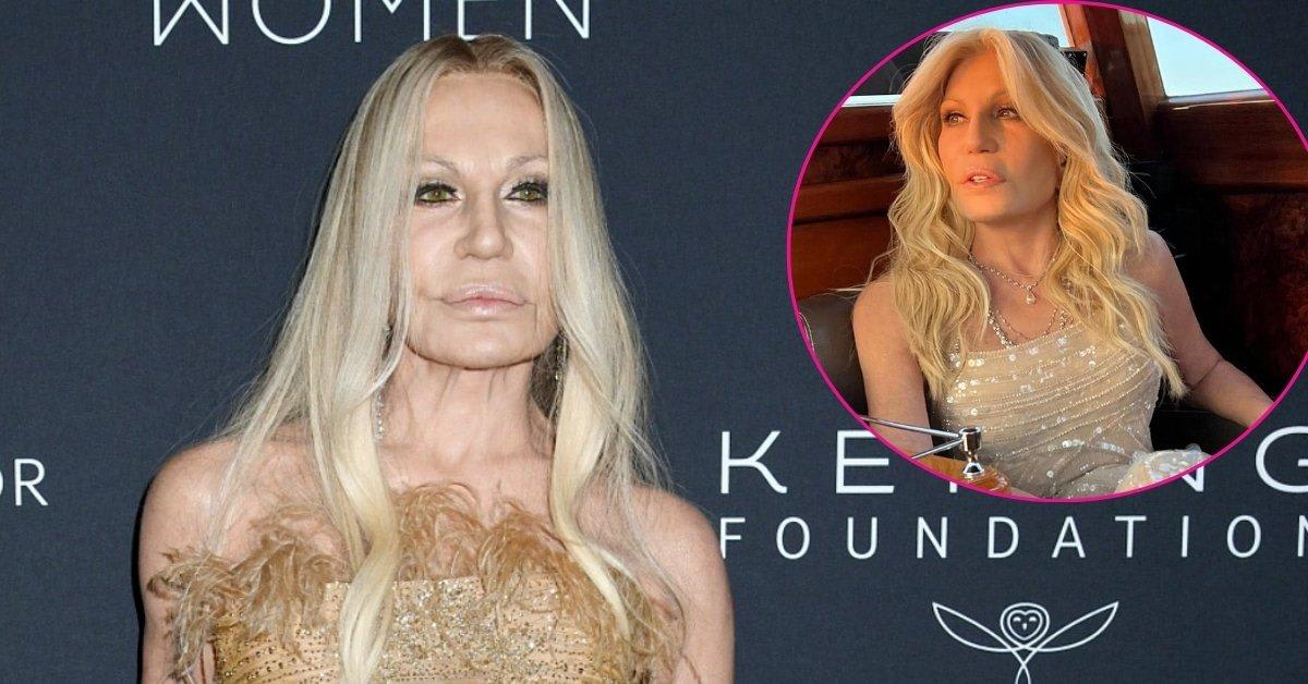 Donatella Versace, 70, Flaunts Fresh Look After Rumored Facelift: Photo