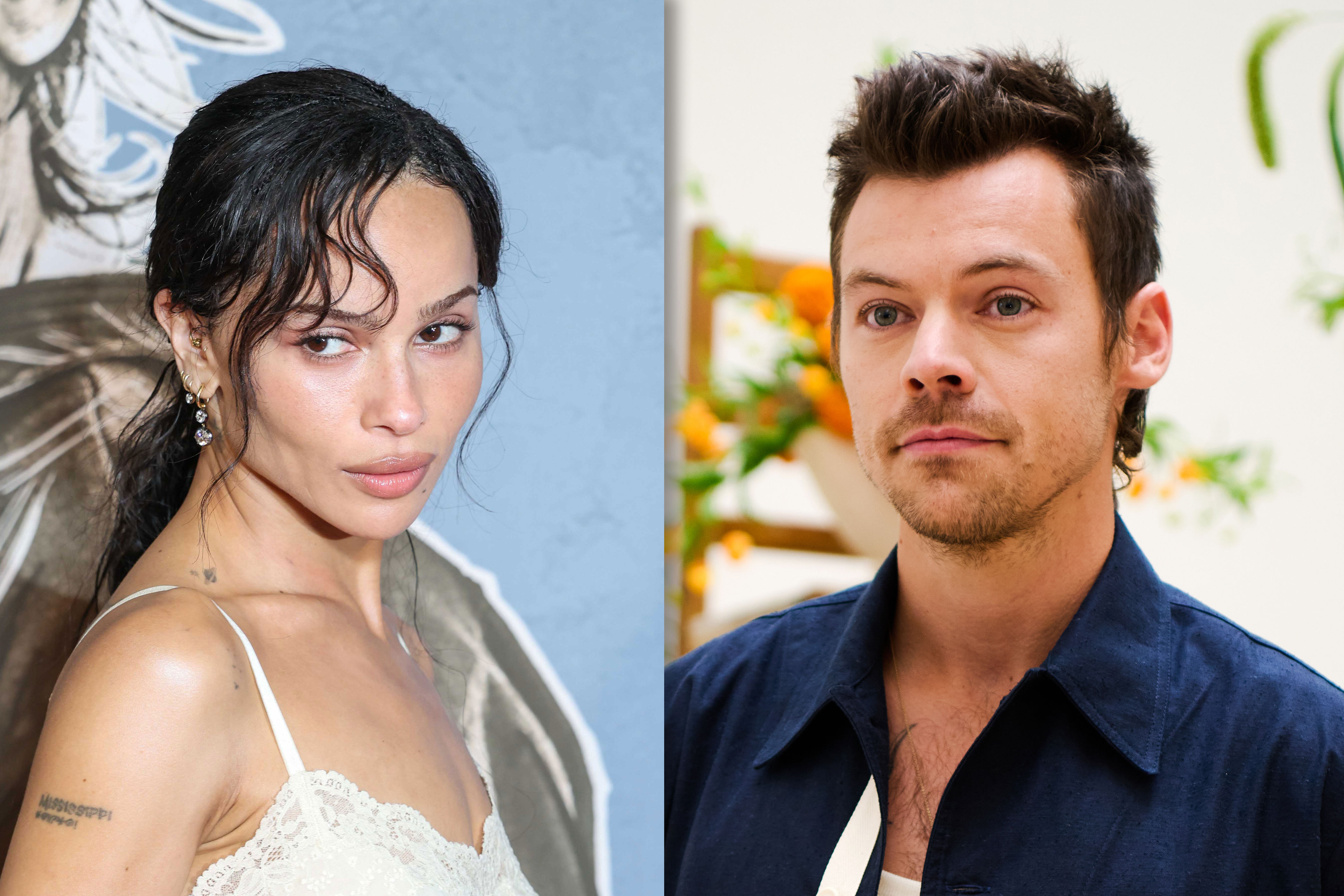 Zoë Kravitz and Harry Styles are spotted out together in Rome