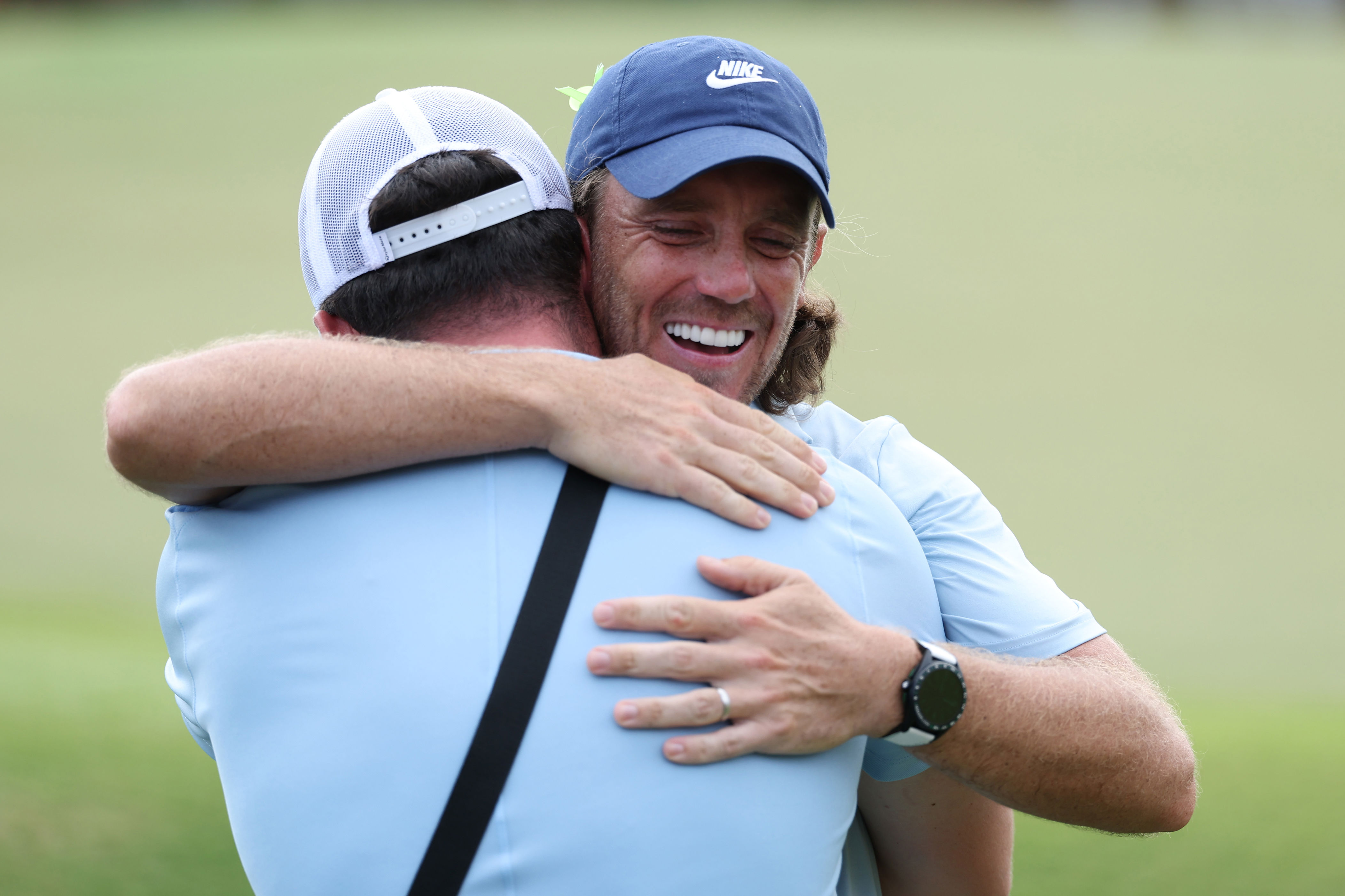 Tommy Fleetwood’s stepson Oscar Craig hugs golfer after PGA Tour win as ...