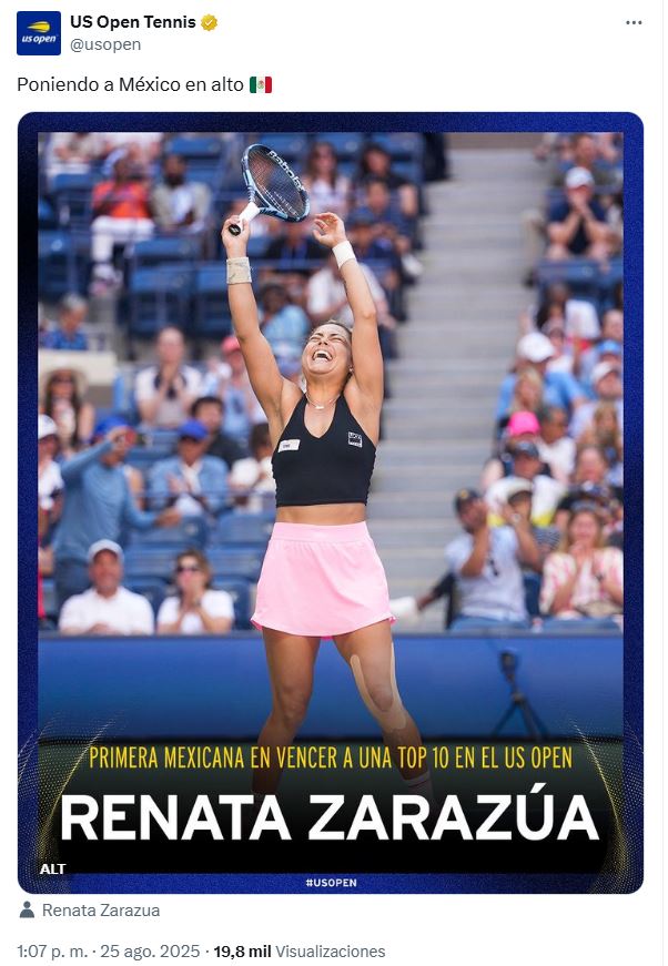 Renata Zarazúa: ¿Cuándo vuelve a juagar en el US Open? Fecha, horario y ...