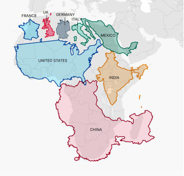 What UK could look like on new 'Equal Earth' map