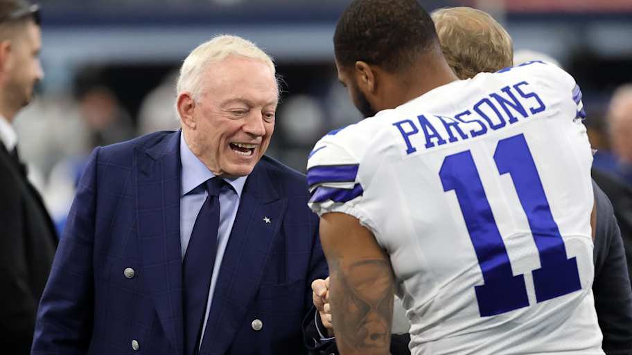 Video of Jerry Jones, Micah Parsons' mom viral meeting shows what was ...