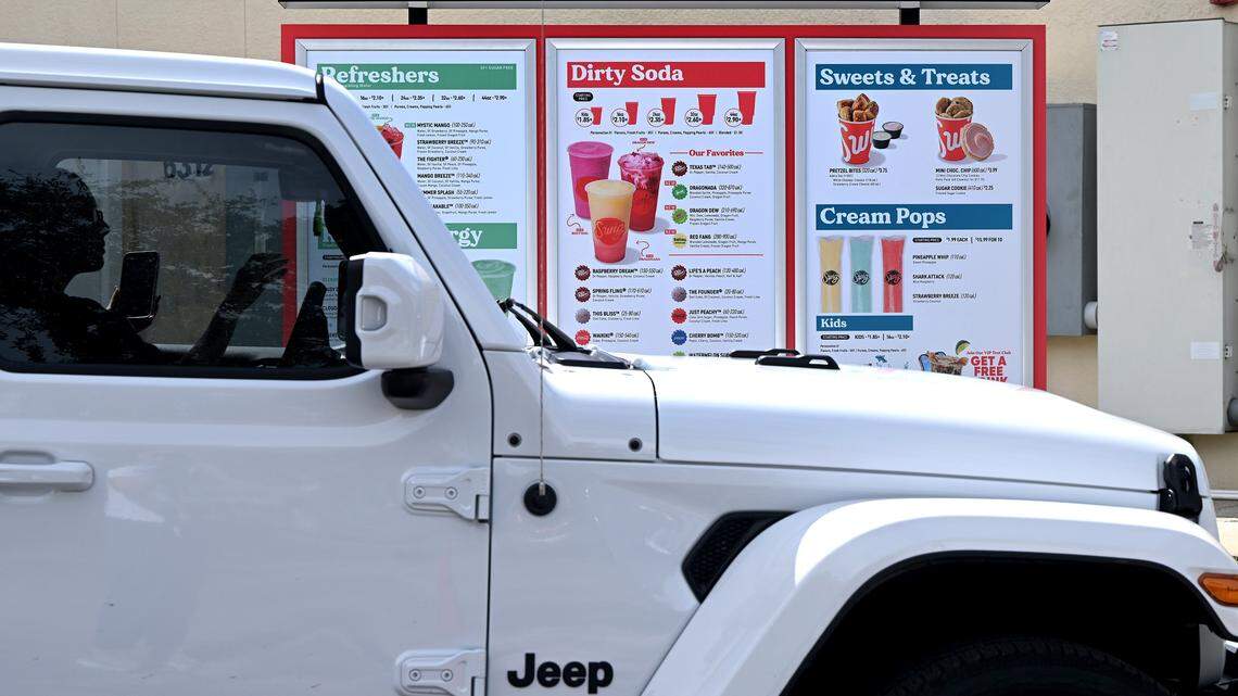 What is a dirty soda? Customers line up at a new Florida drive-thru ...