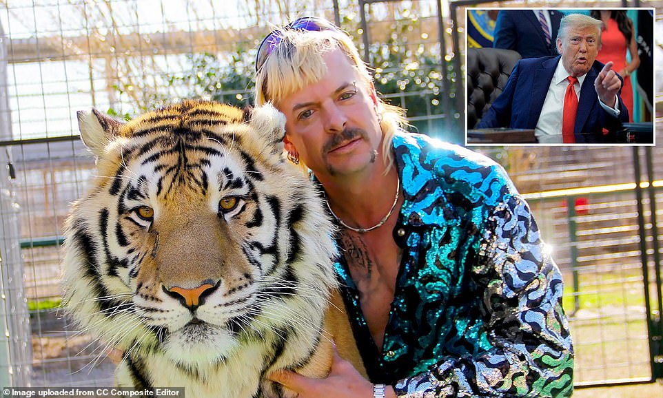 Tiger King Joe 'Exotic' claims Trump is considering pardoning him