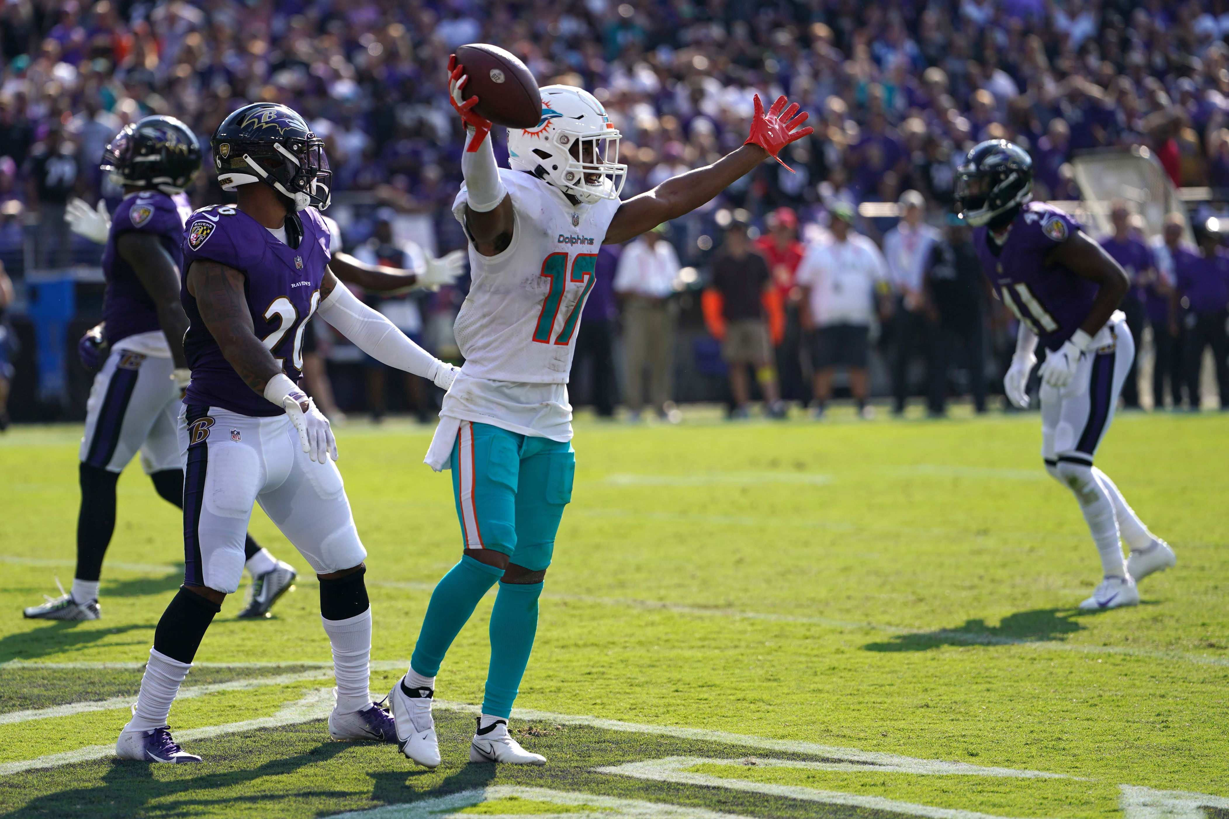NFL Week 9 odds: Dolphins open as home underdog vs. Ravens