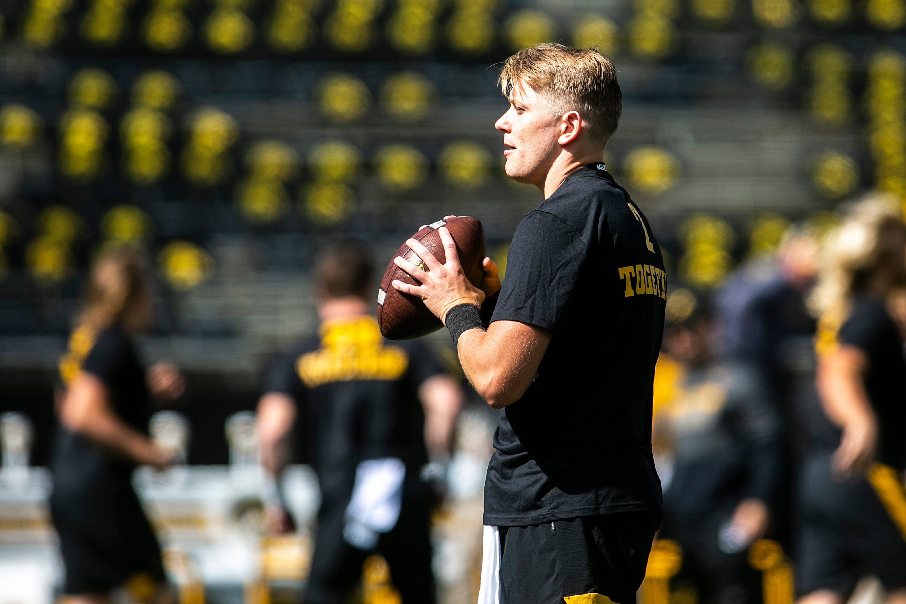 Former Iowa football QB picks up first career TD pass, win