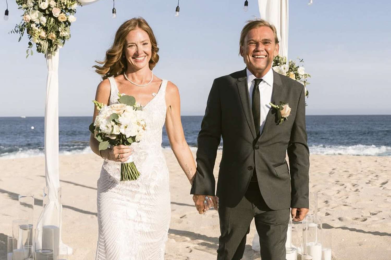 “NYPD Blue” Star Ricky Schroder Marries Theater Actress Julie Trammel in Seaside Cabo Wedding ...