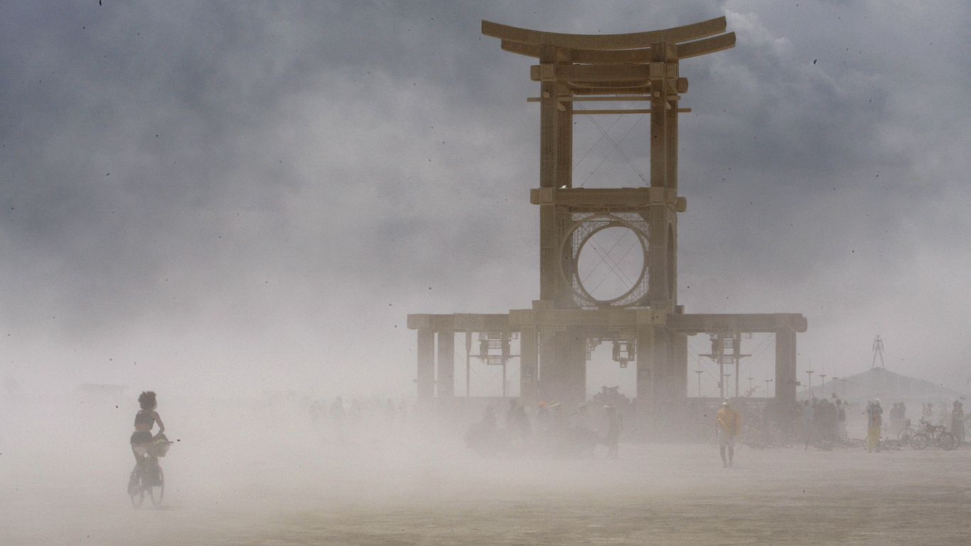 Burning Man kicks off with harsh desert conditions in Black Rock City