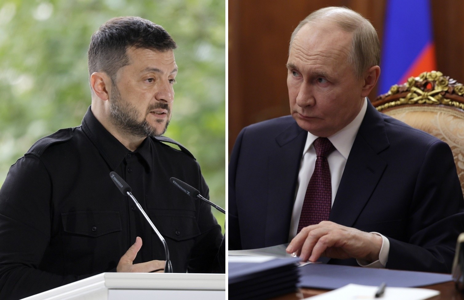 Putin nie chce spotkać się z Zełenskim. Trump zdradził powód