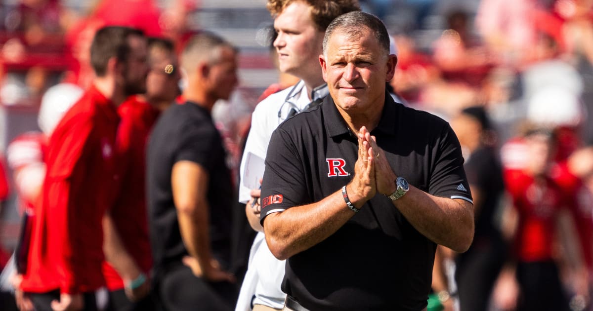 Everything Rutgers Football HC Greg Schiano ahead of Ohio game week