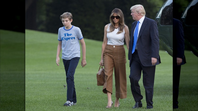 The Rare Times Barron Trump Ditched His Suit For Normal Clothes