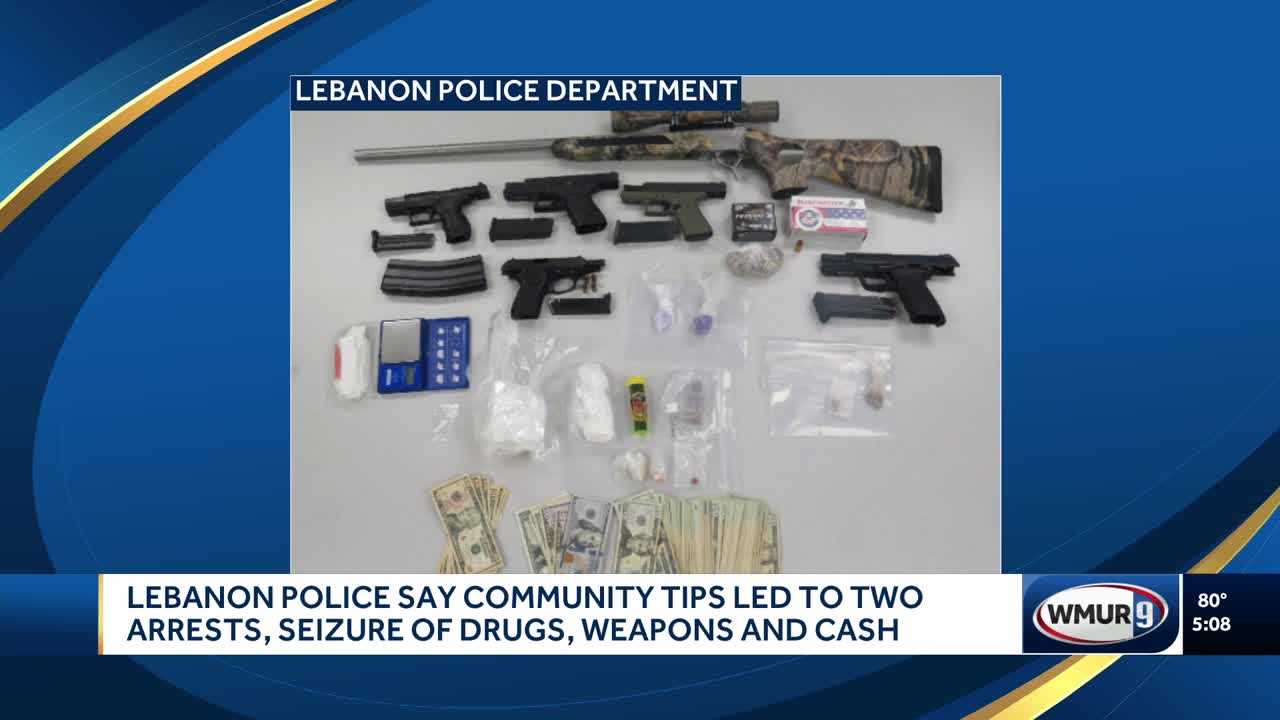 Lebanon police say community tips led to two arrests, seizure of drugs ...