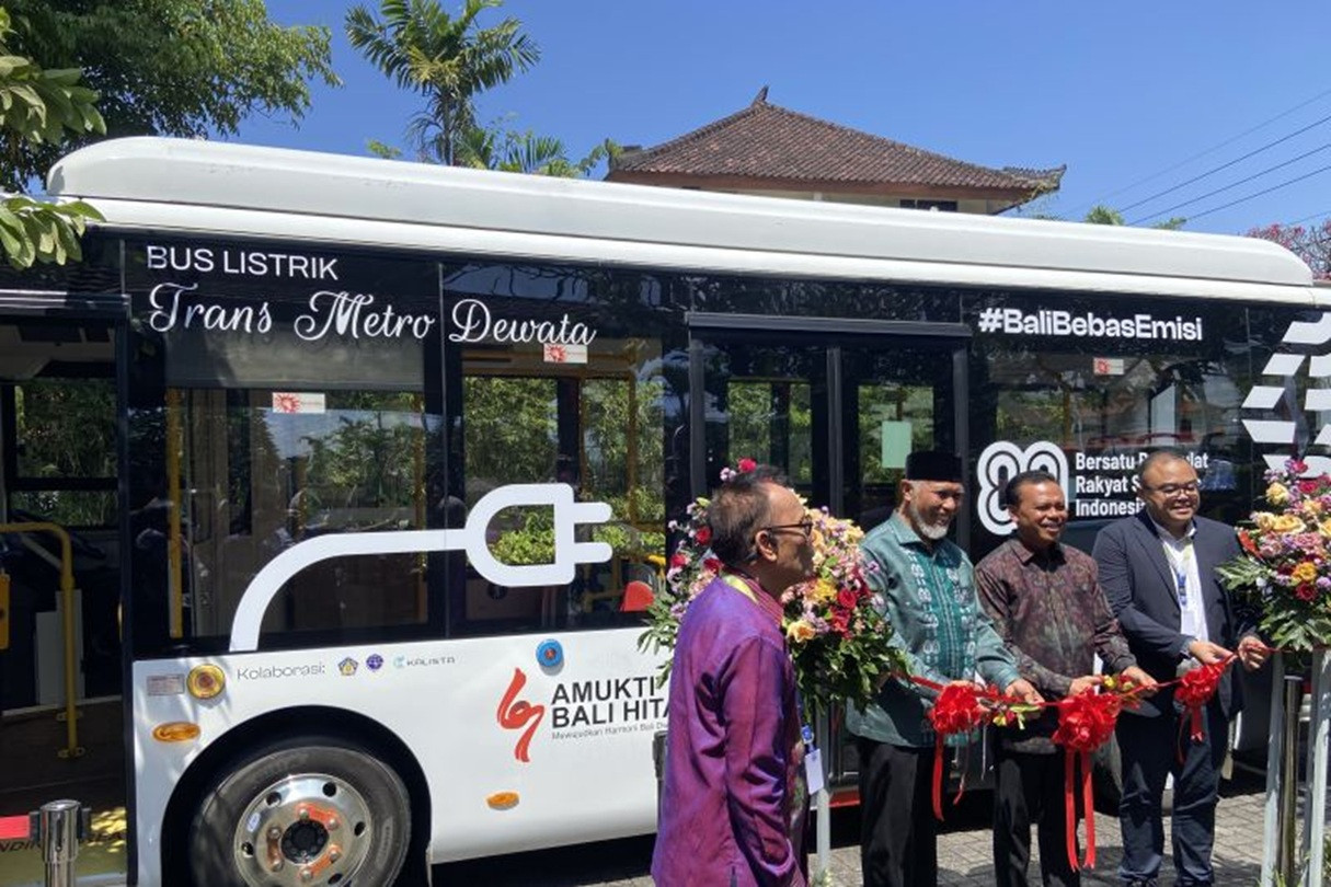 Bus Listrik TMD Mulai Beroperasi di Bali, Gratis Satu Bulan, Ini Rutenya