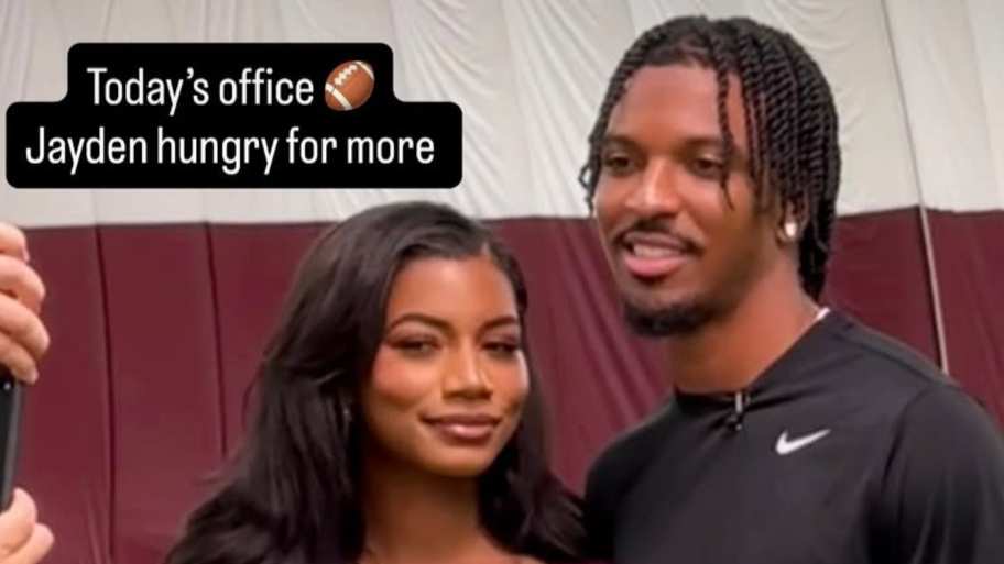 NFL reporter Taylor Rooks makes Jayden Daniels an afterthought in minidress
