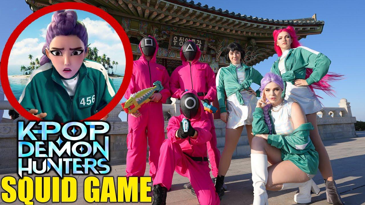 Kpop Demon Hunters Play Squid Game! (they Captured Huntrix)