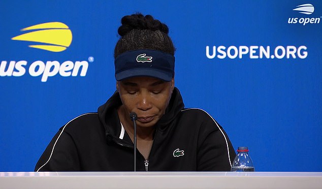 Venus Williams fights back tears in emotional press conference after US ...