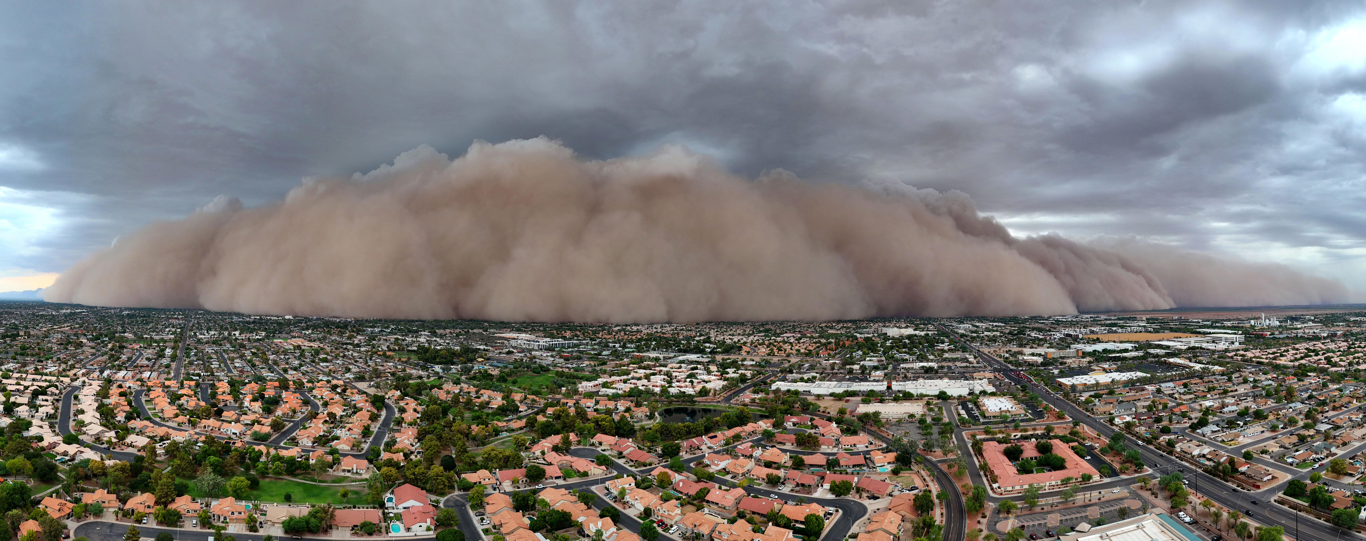 Monsoon storm hits Phoenix area, causing outages and airport damage