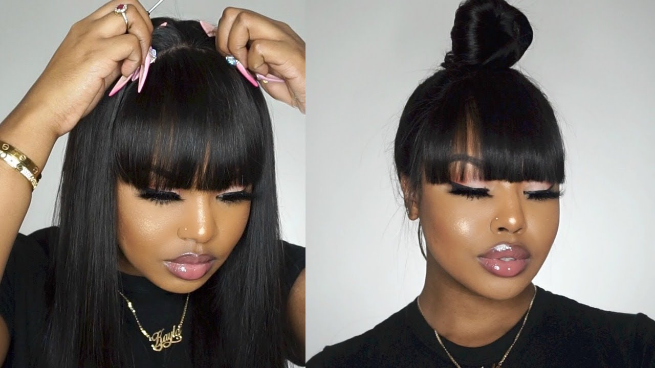 Protective Styles Made Easy: Lace Front Wig with Bangs