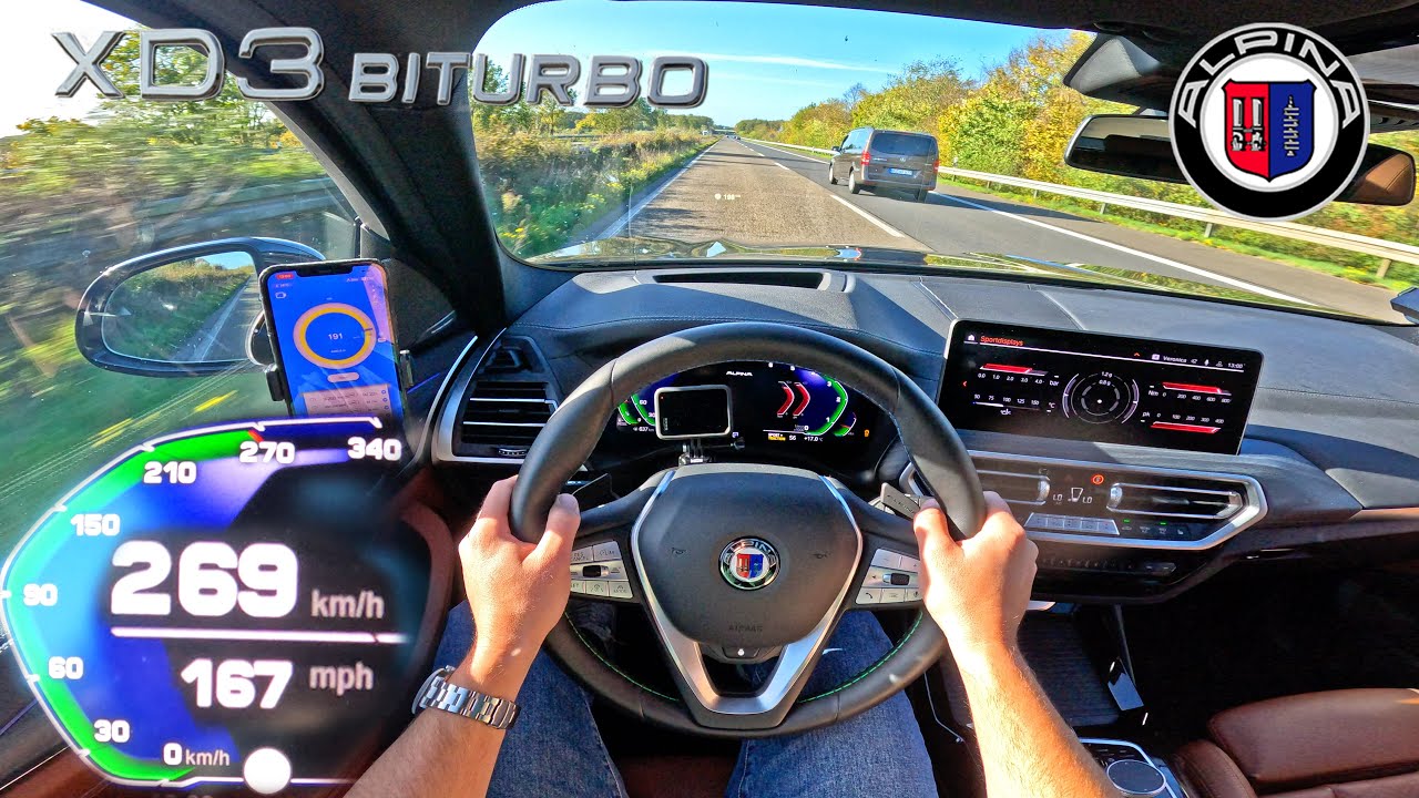 BMW X3 Quad Turbo Autobahn POV