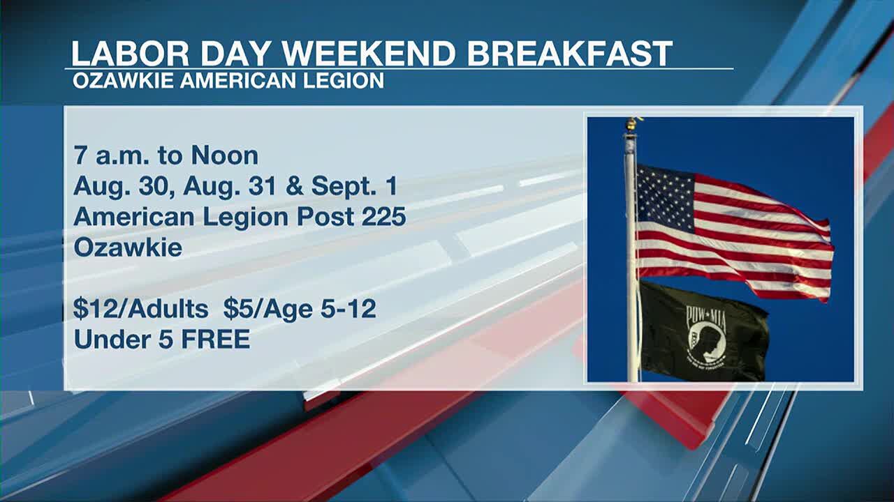 Ozawkie American Legion serving up Labor Day Weekend breakfast