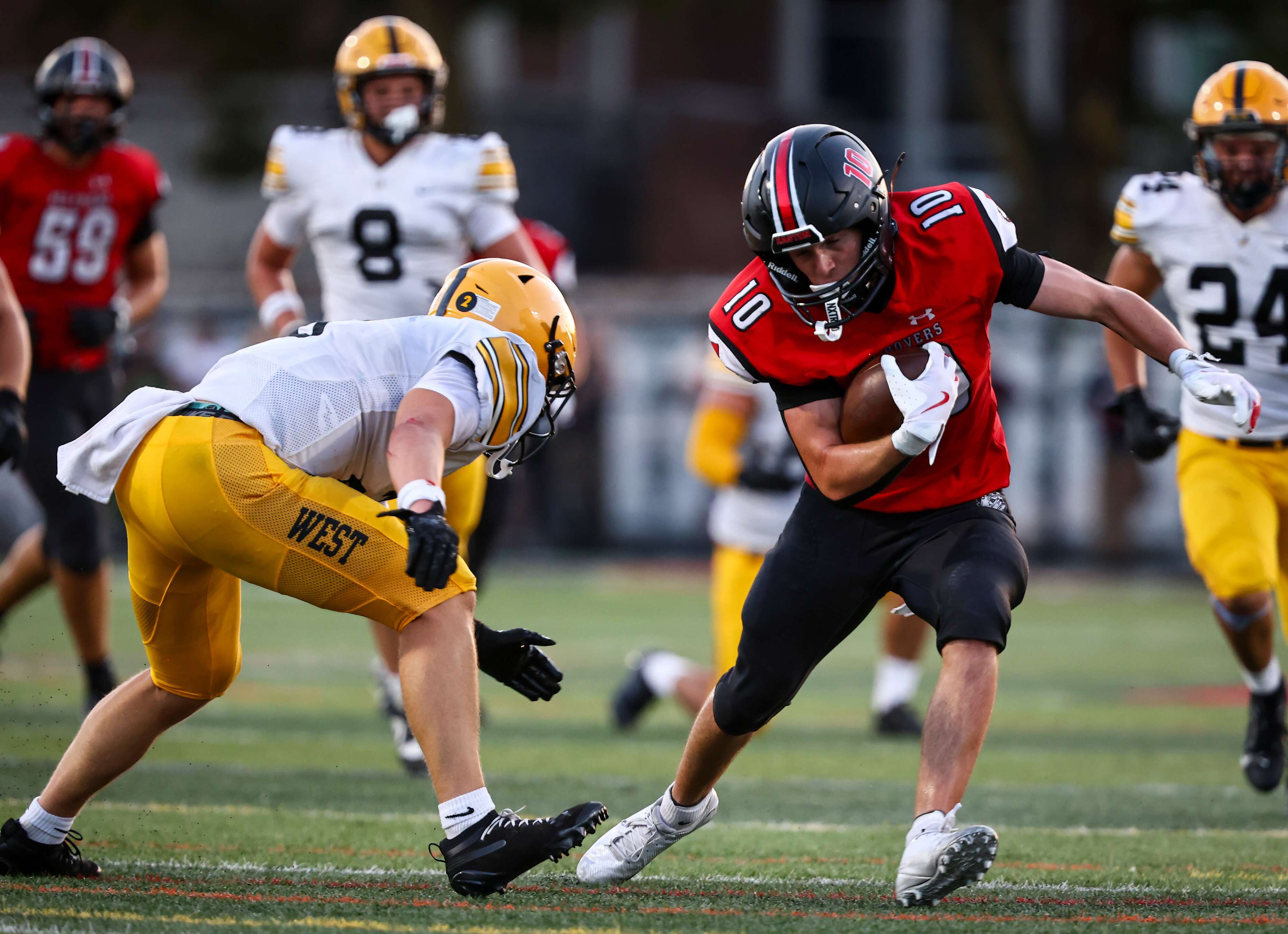 Ordway’s 4-TD performance helps Easton football hold off C.B. West