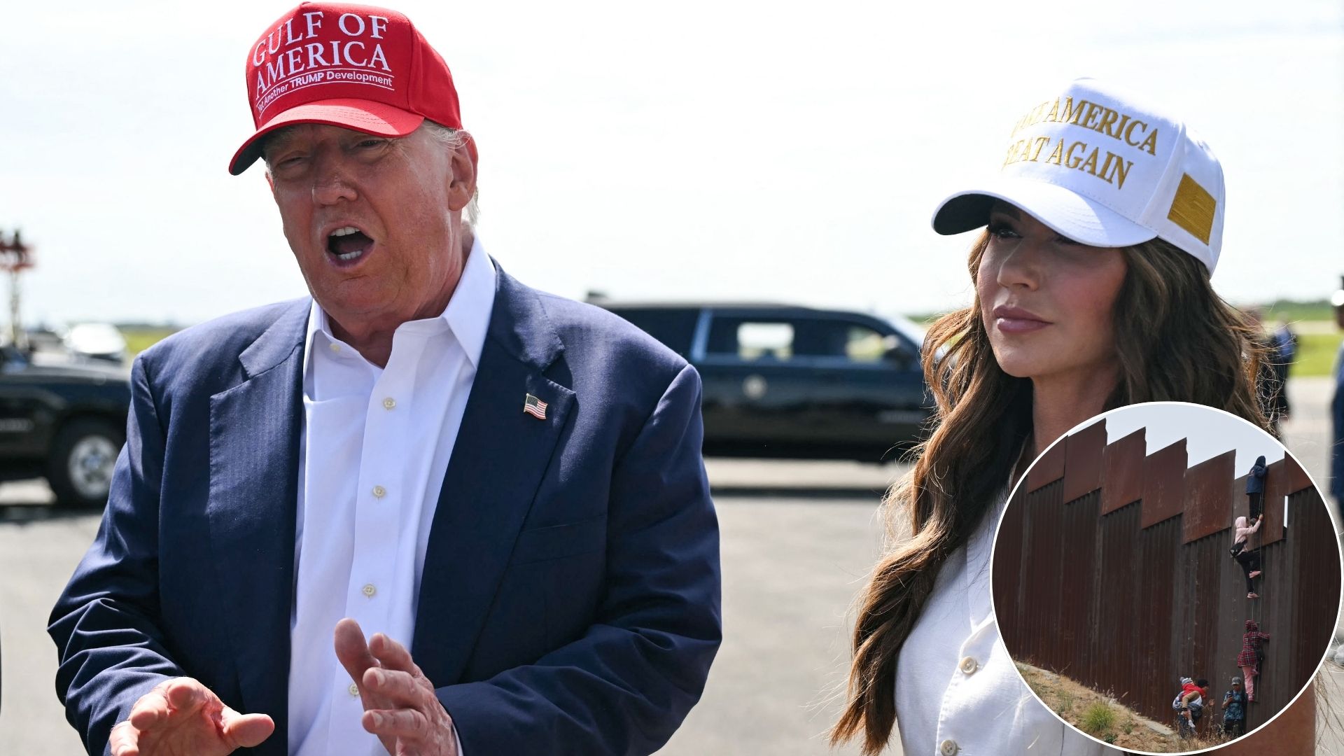 Trump painted his wall black so migrants burn their hands if they try ...