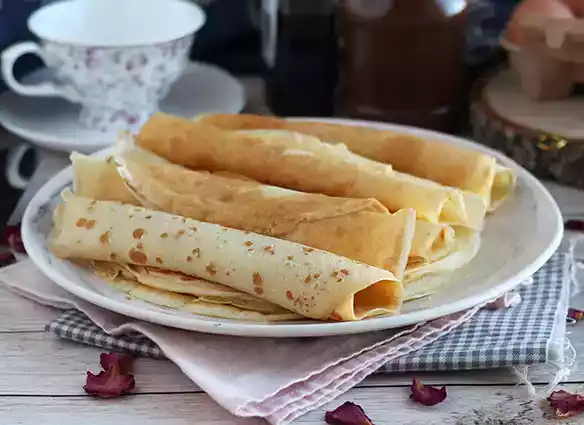 Crepe batter with pastis