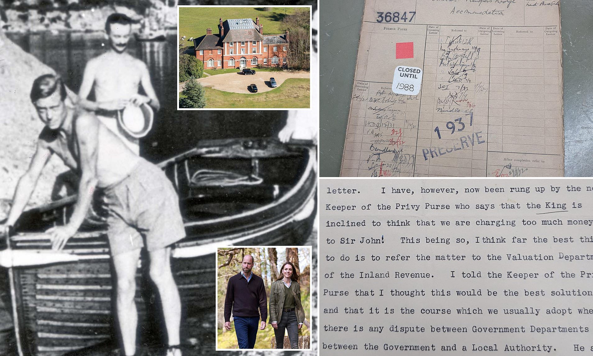 William and Kate's 'forever home' and its links to shamed King Edward VIII revealed in secret files