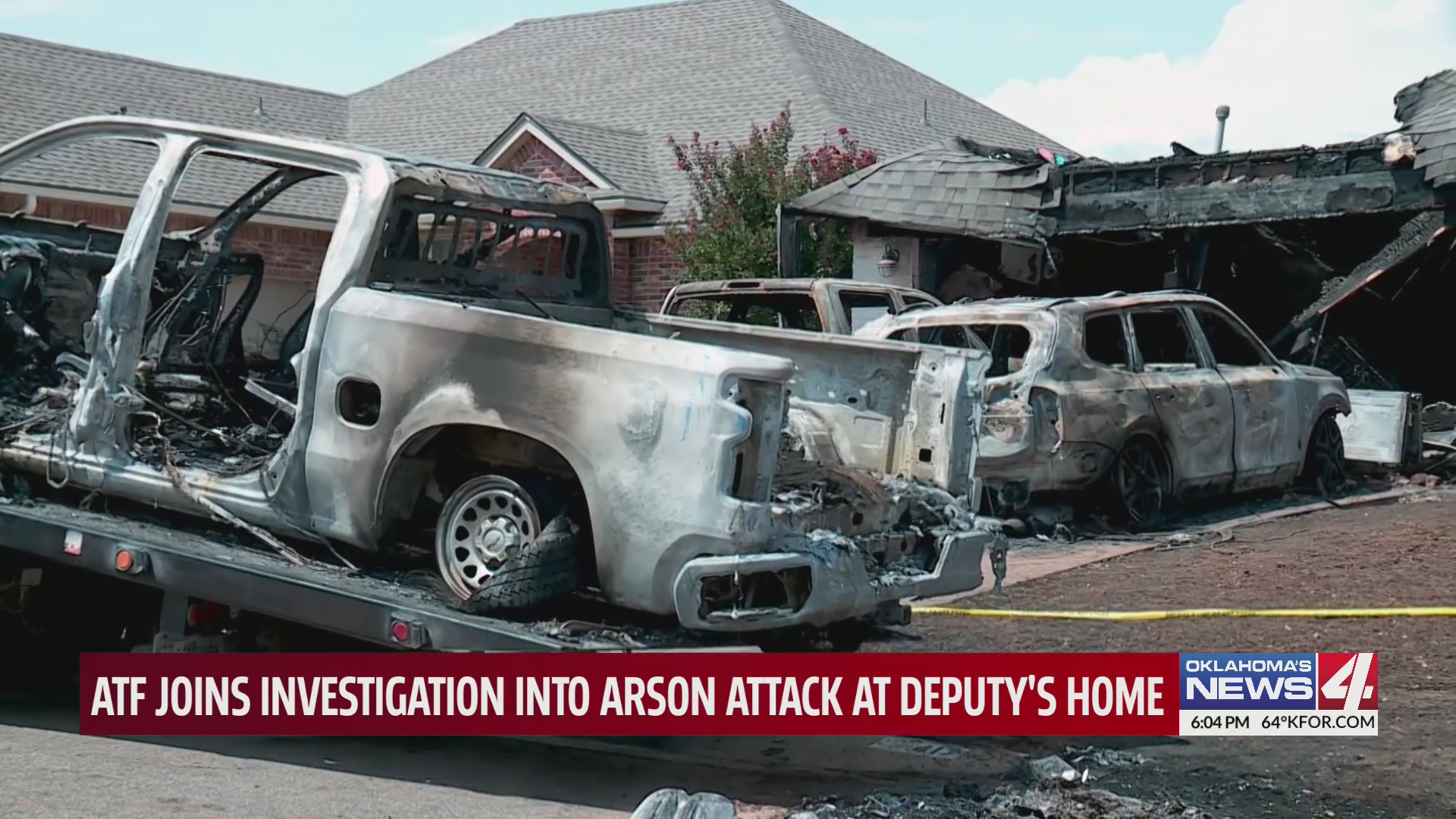 ATF joins investigation into arson attack at deputy's home