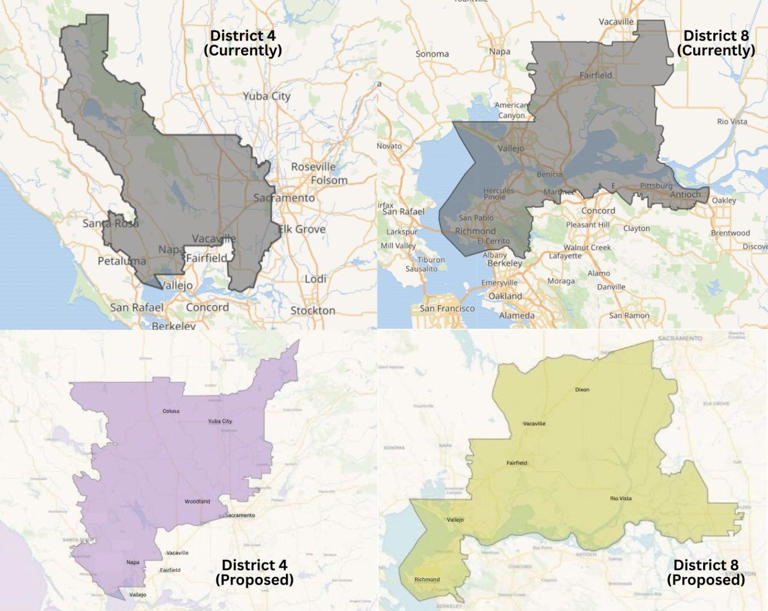 Thompson, Garamendi districts would change under redistricting plan