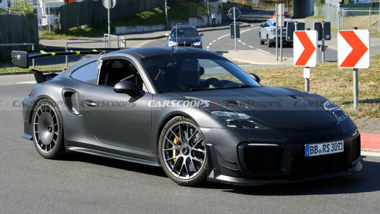New 911 Slantnose Emerges, But Is It A Porsche Or A Manthey?