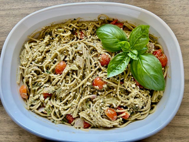 Vegan summer pasta dinner | Column