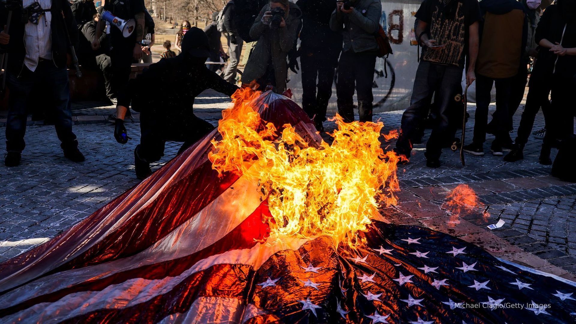 Trump executive order seeks to criminalize flag burning