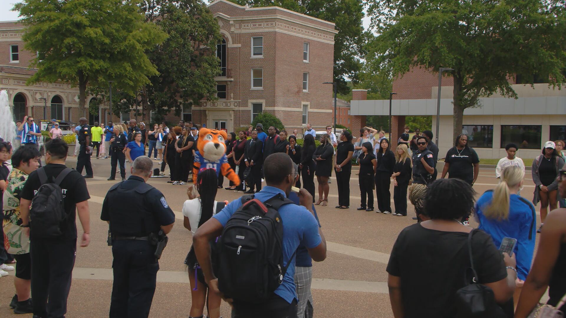‘Not be silenced:’ UoM Students hold silent protest following closure ...
