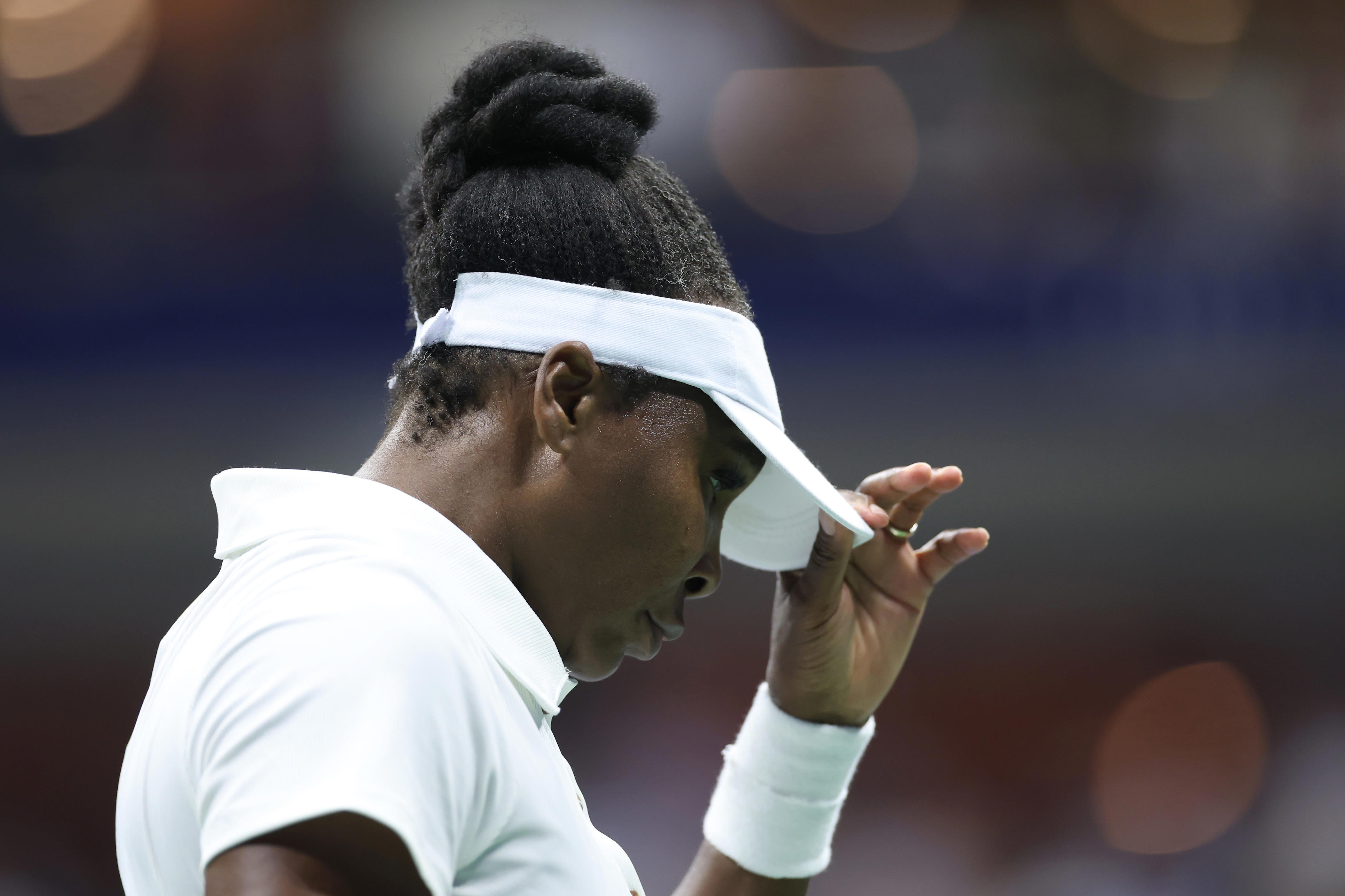 Venus Williams' first-round battle at 2025 US Open in images