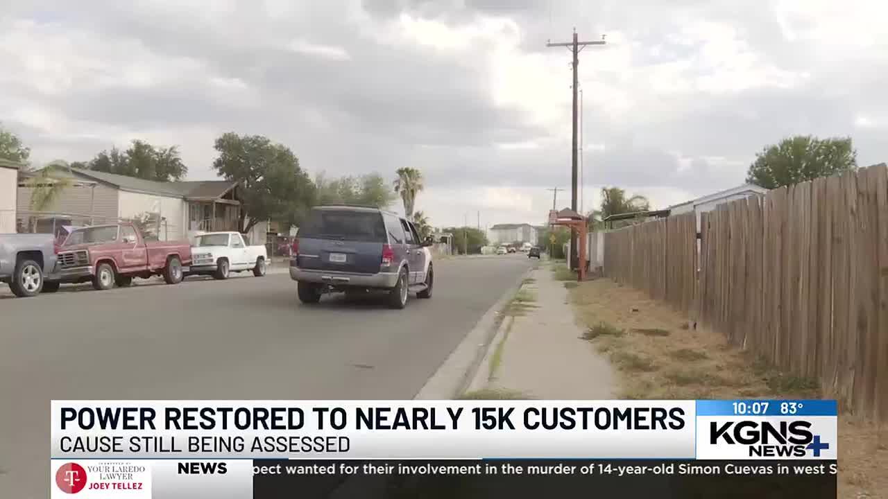 Power outage impacts over 14,000 residents in Laredo