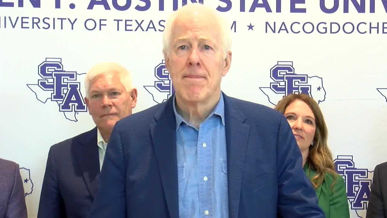 U.S. Sen. John Cornyn touts ‘Big Beautiful Bill’ in Nacogdoches