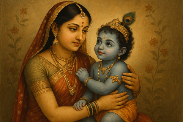 When Yashoda Looked Inside Krishna’s Mouth And Saw the Universe