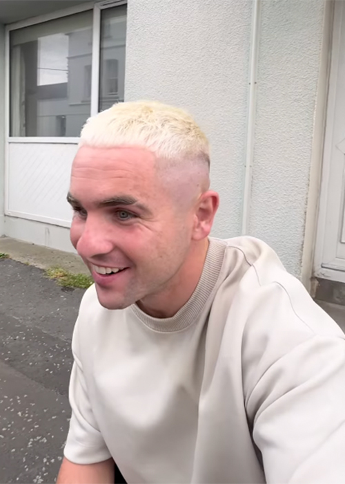 Annalivia Hynds floored by husband Ruairi McGivern's new look