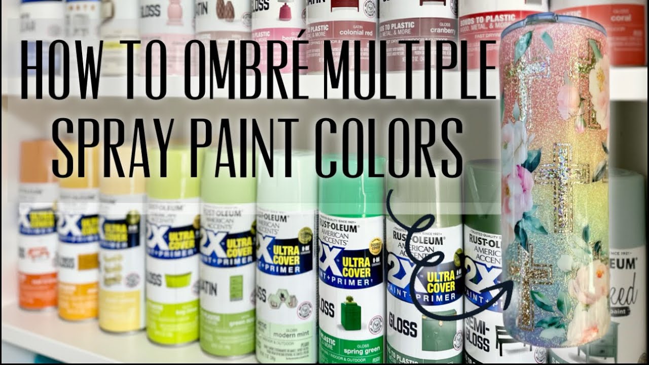 The technique that makes ombre spray paint look high end