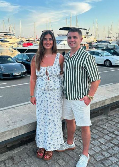 Annalivia Hynds floored by husband Ruairi McGivern's new look