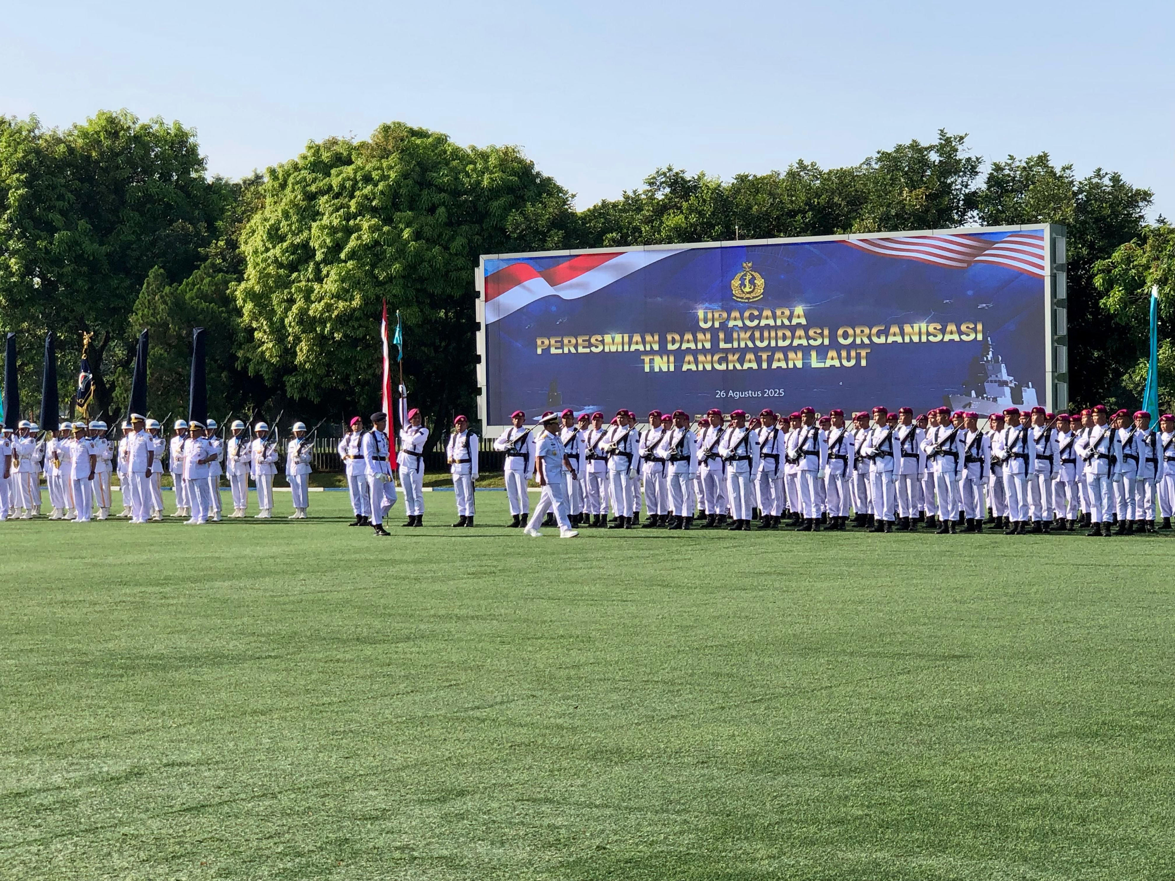 KSAL Resmikan Sejumlah Satuan Baru TNI AL, Satsiber Kini Jadi Pusat Siber