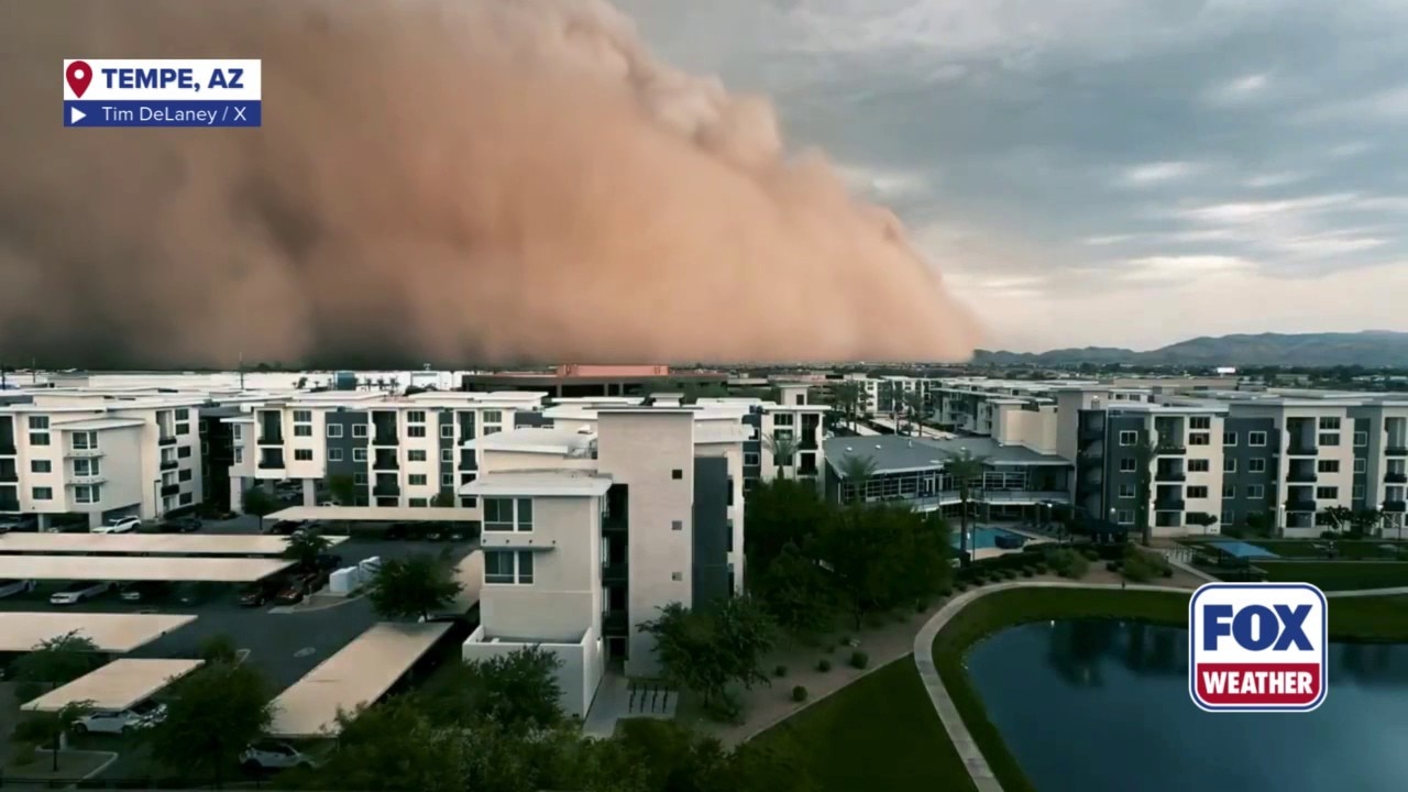 Watch: Time lapse video shows haboob sweeping across Tempe, Arizona