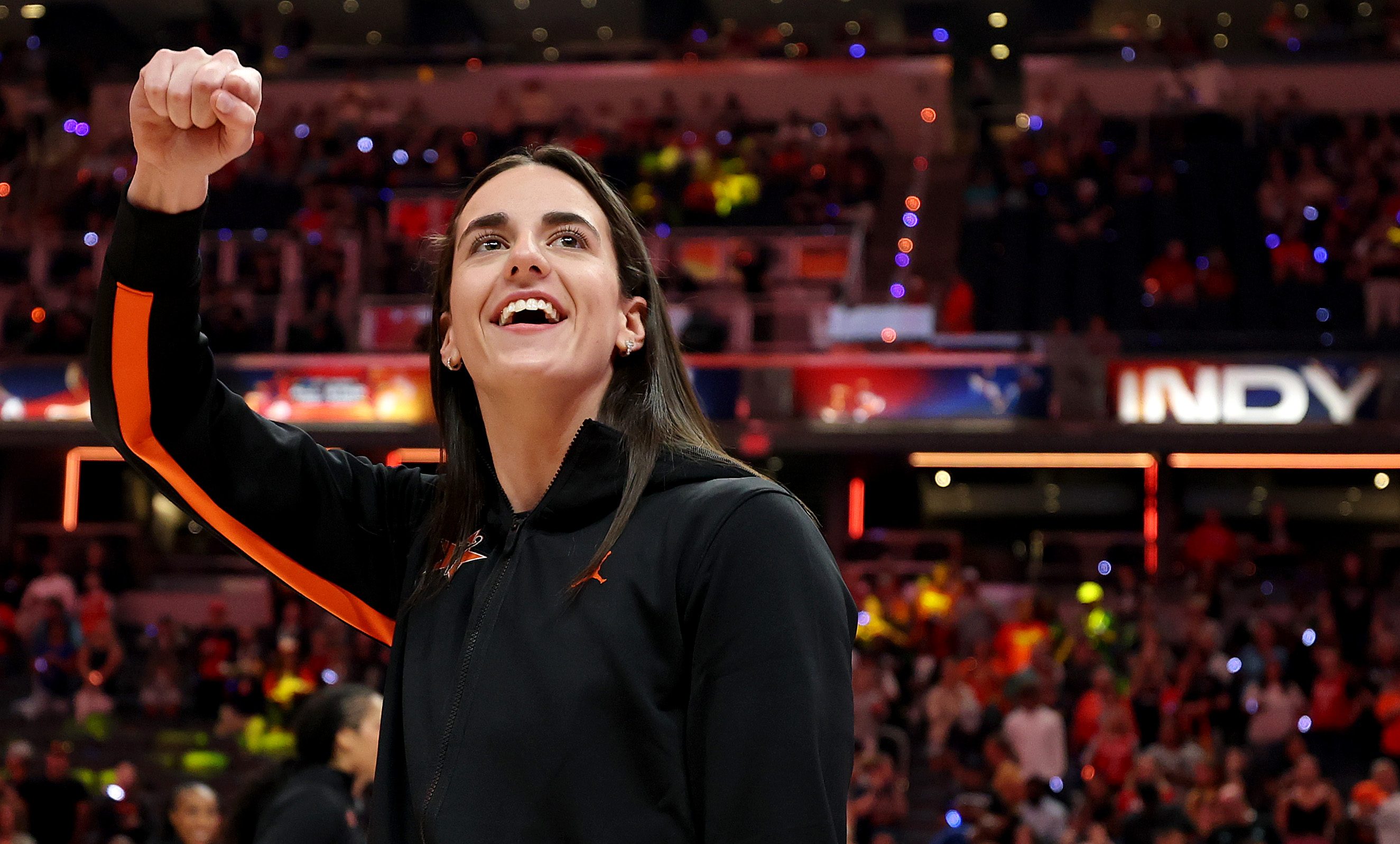 WNBA star Caitlin Clark unveils Nike logo, signature shoe releasing 2026
