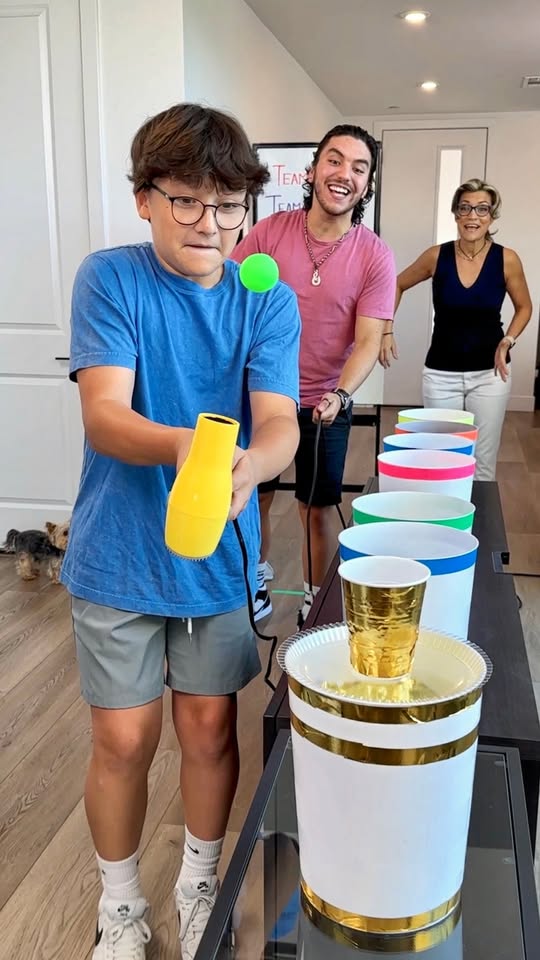 Funny Floating Hairdryer Game Challenge Everyone Can Try