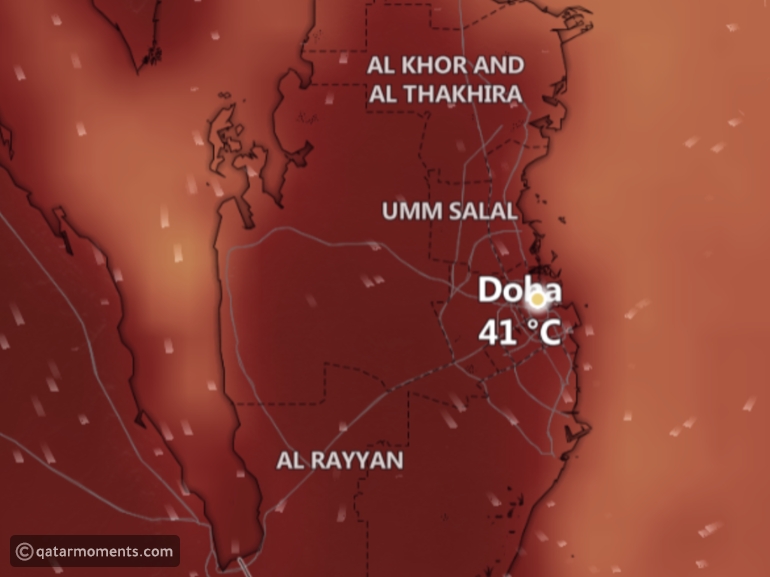 Sunny Skies with Highs of 41°C: Doha Weather, August 26