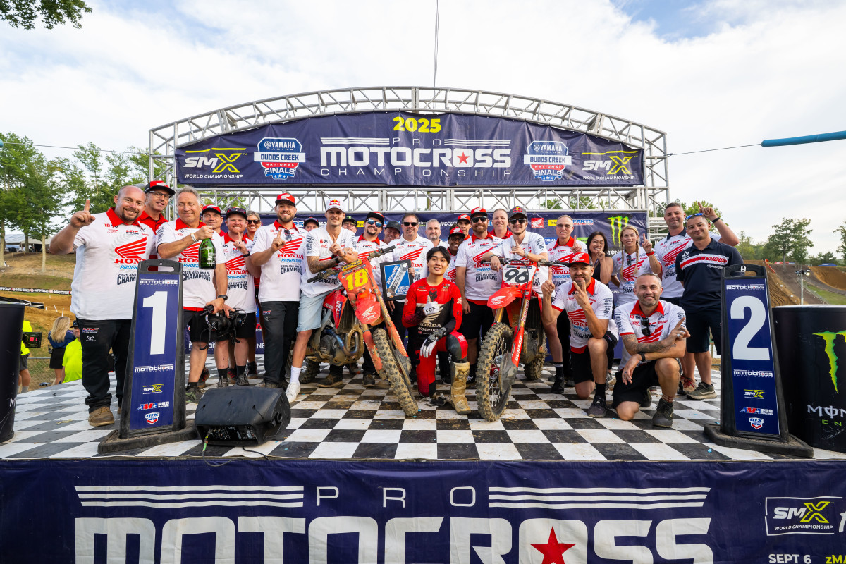 American Honda Powersports Racing Wins 2025 Pro Motocross Manufacturers ...