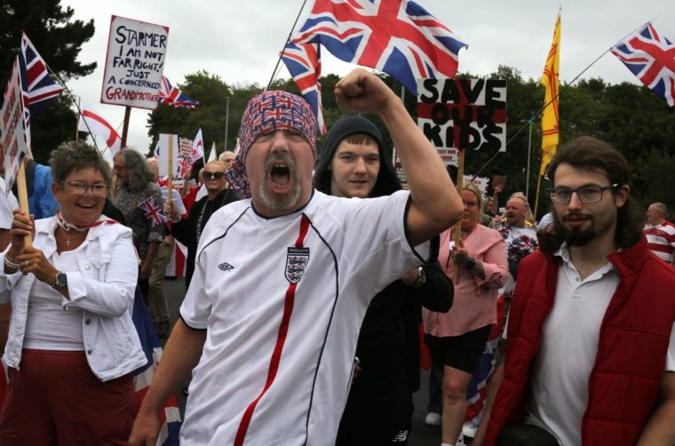 Two sides of England’s ‘flag wars’, from a town at the heart of the debate