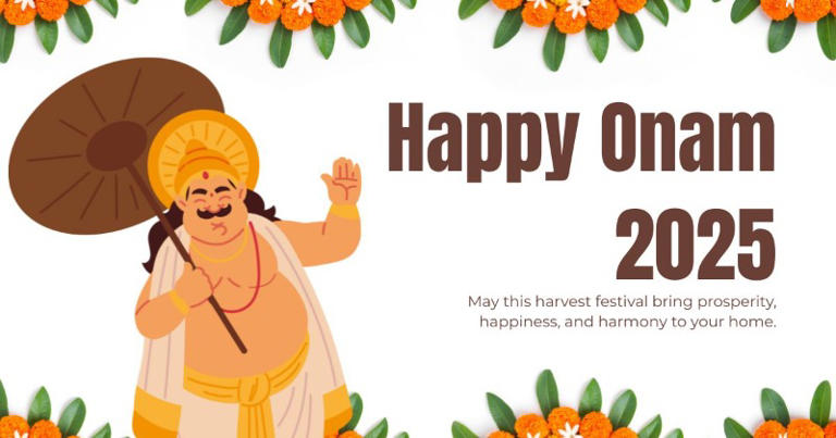 Happy Onam 2025: Top 45+ wishes, messages, quotes, images, WhatsApp ...